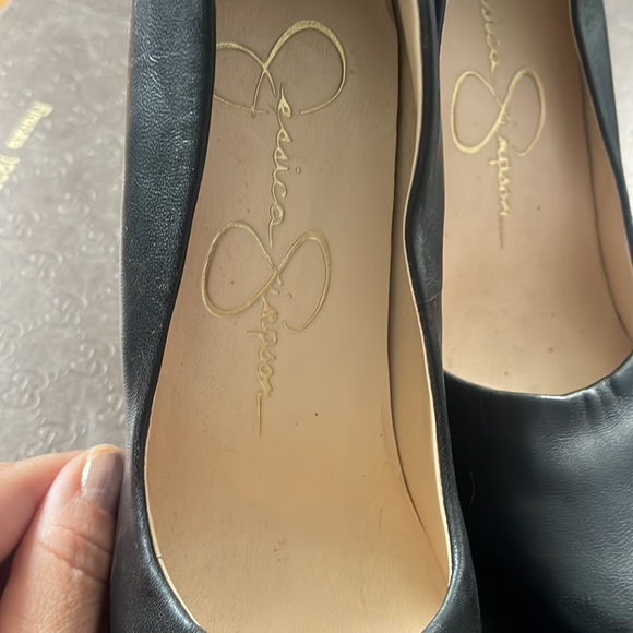 Jessica Simpson | Shoes | Jessica Simpson Leather Heals Wedges Very ...
